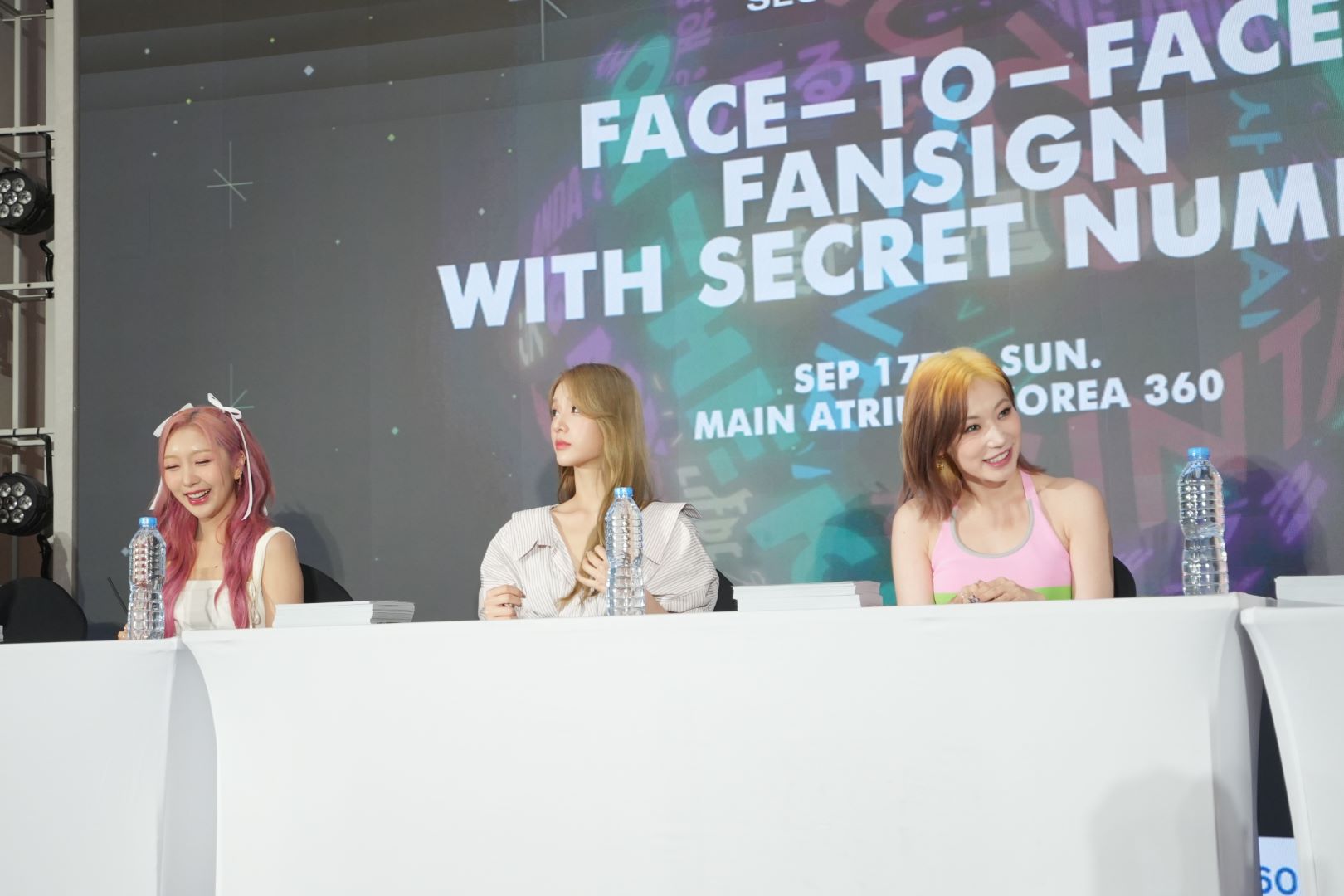FACE TO FACE FANSIGN WITH SECRET NUMBER – ONE EVENT